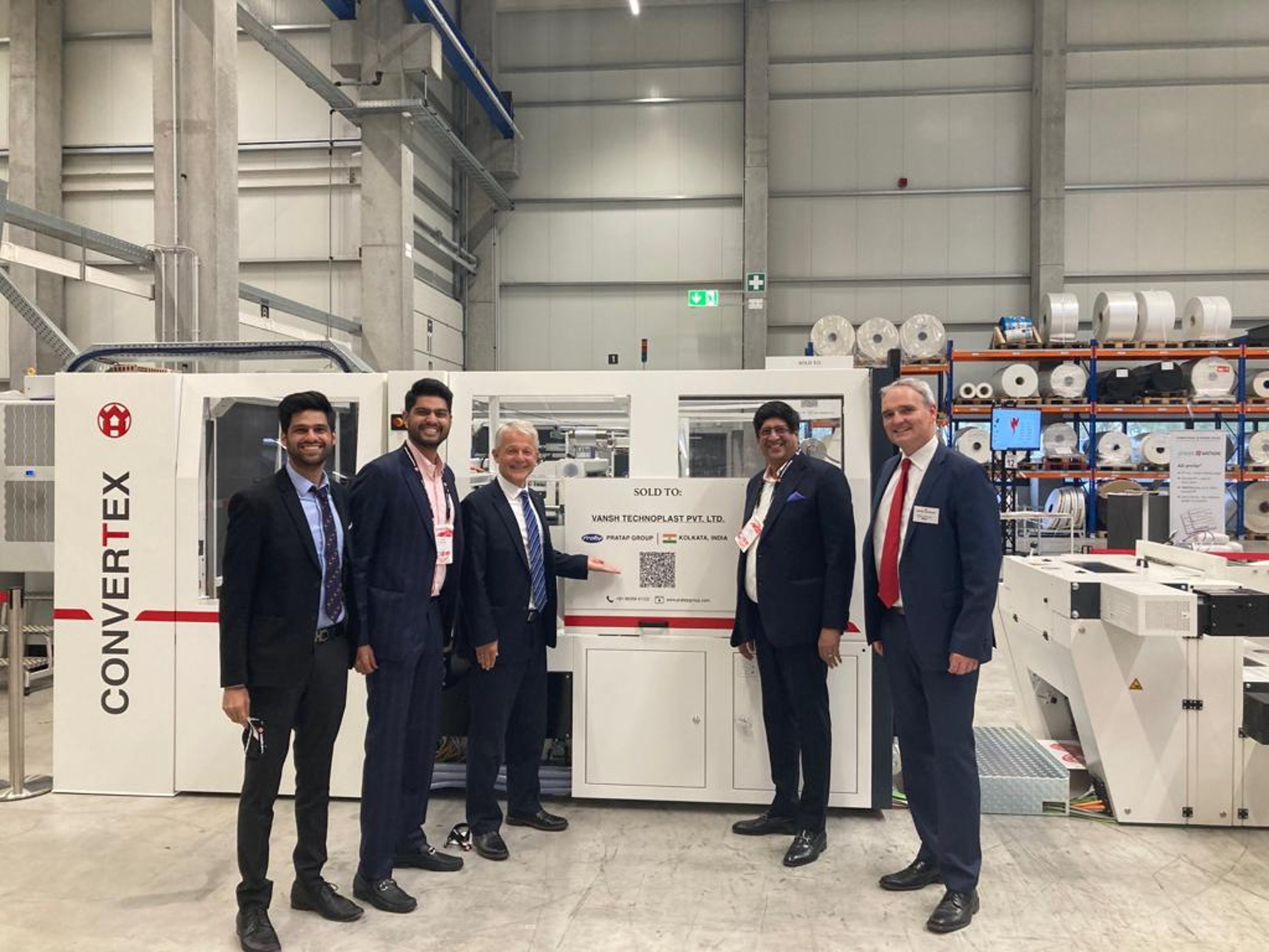 CONVERTEX CL-170: Pratap Group buys the fastest wPP hot air sealed bottomer