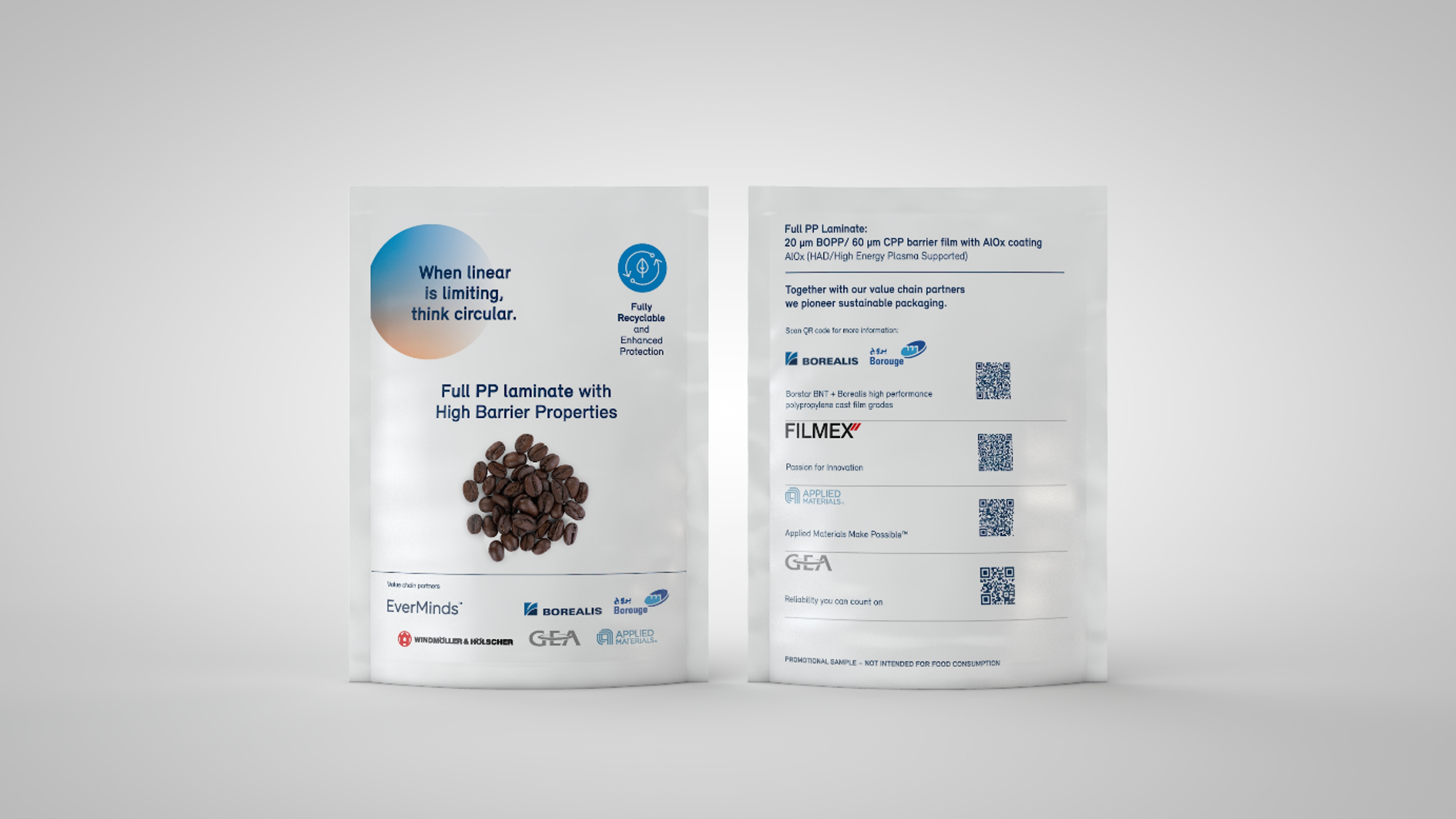 Full PP Pouch with high barrier properties