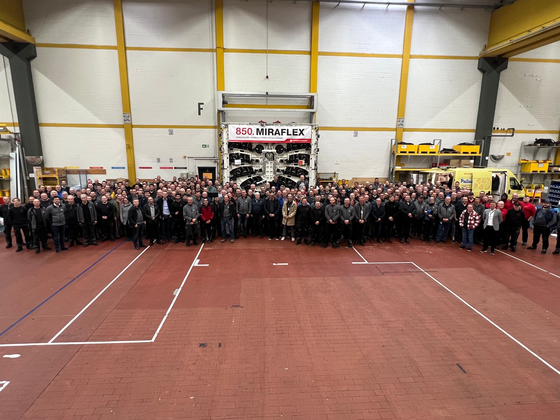 The success story continues: 850TH MIRAFLEX manufactured